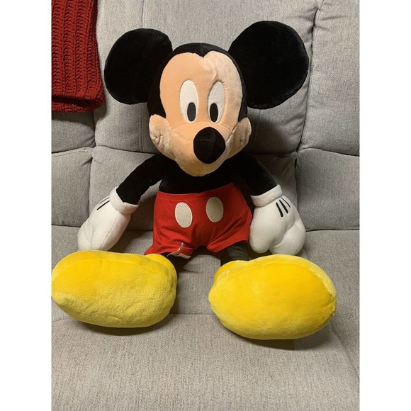 Disney | Toys | Disney Store Mickey Mouse Plush Large Doll 28 Classic ...